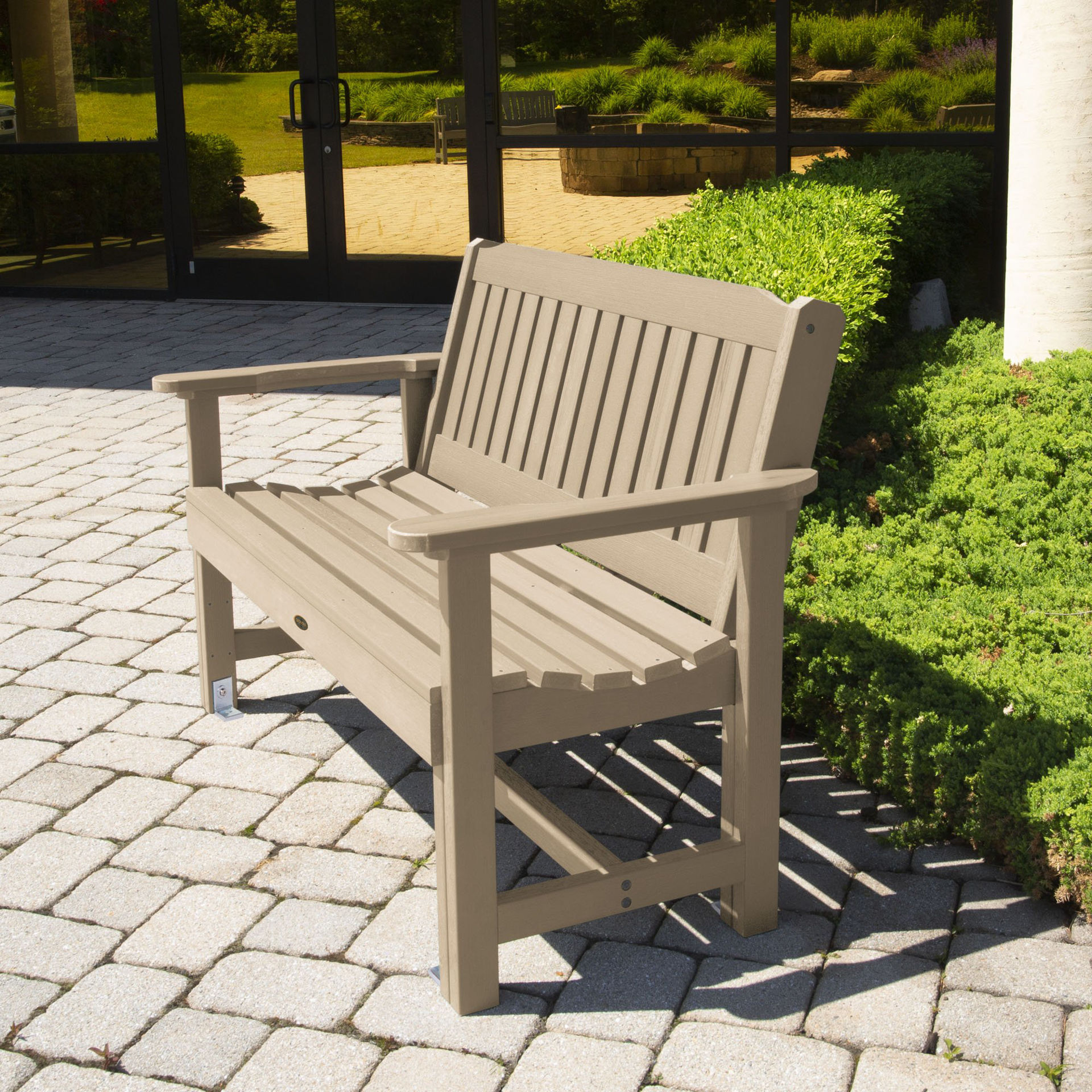 Commercial Grade Exeter 4' Garden Bench | Stylish & Durable Outdoor ...