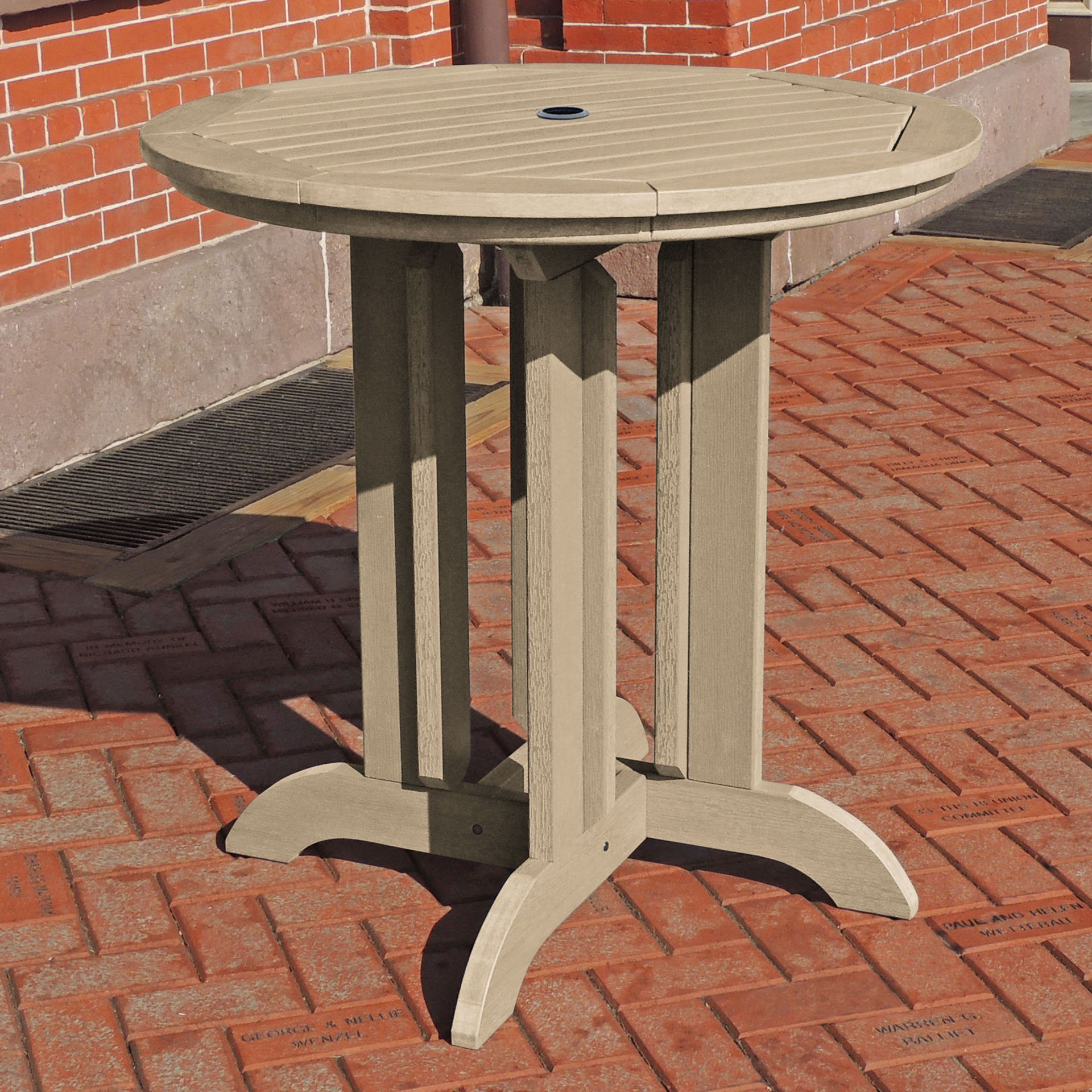 Commercial Grade 36-inch Round Counter Height Bistro Dining Table ...